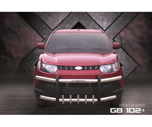 BUY CAR FRONT GUARD ONLINE IN INDIA | GOLDSUN GB 102+ (STAINLESS STEEL)