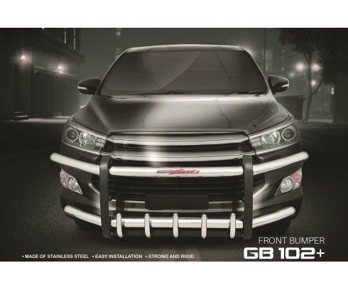 BUY CAR FRONT GUARD ONLINE IN INDIA | GOLDSUN GB 102+ (STAINLESS STEEL)