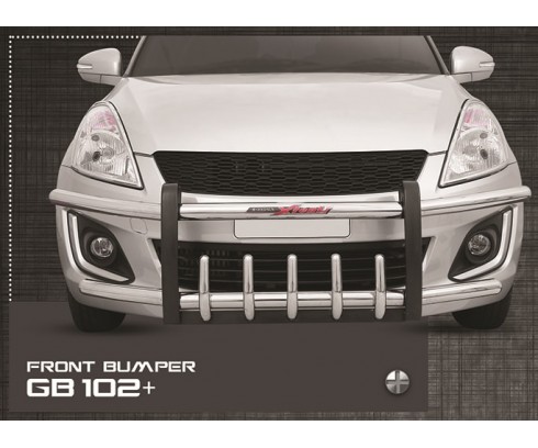 BUY CAR FRONT GUARD ONLINE IN INDIA | GOLDSUN GB 102+ (STAINLESS STEEL)