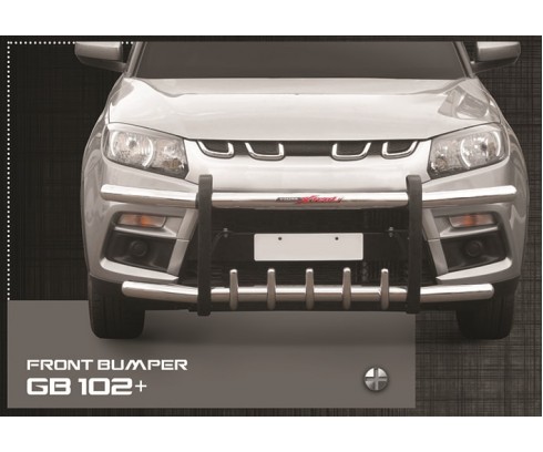 BUY CAR FRONT GUARD ONLINE IN INDIA | GOLDSUN GB 102+ (STAINLESS STEEL)